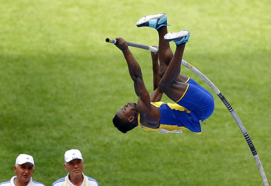 Swedens Alhaji Jeng Competes During Mens Editorial Stock Photo - Stock ...