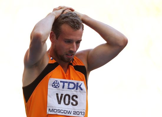 Ingmar Vos Netherlands Reacts After Dropping Editorial Stock Photo ...