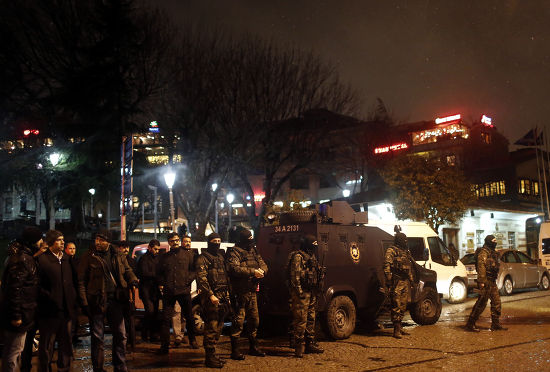 Turkish Swat Team Members Stand Guard Editorial Stock Photo - Stock ...