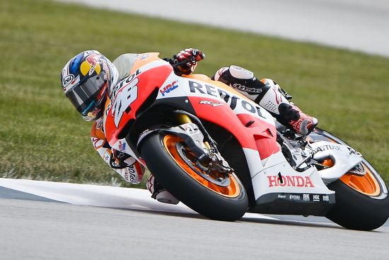 Dani Pedrosa Span Leans Into Turn Editorial Stock Photo - Stock Image ...