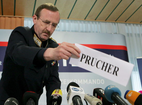 Lower Austrias Security Director Franz Prucher Editorial Stock Photo ...