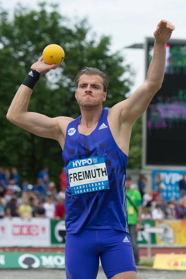 Germanys Rico Freimuth During Shot Put Editorial Stock Photo - Stock ...