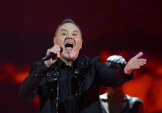 Singer Knez Representing Montenegro Performs During Editorial Stock ...