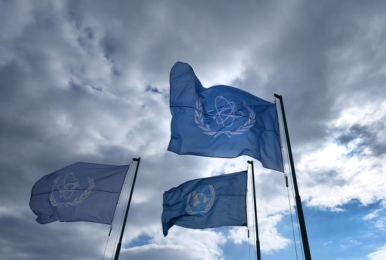 Flags International Atomic Energy Agency Iaea Editorial Stock Photo ...