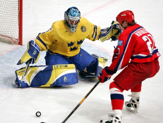 Swedish Goalie Henrik Lundquist L Faces Editorial Stock Photo - Stock ...