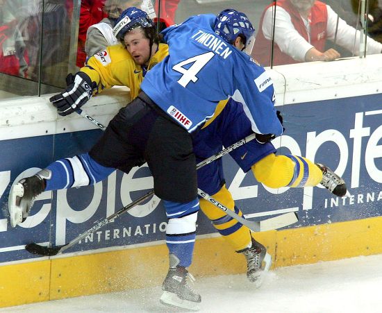 Finish Kimmo Timonen Front Fights Puck Editorial Stock Photo - Stock ...