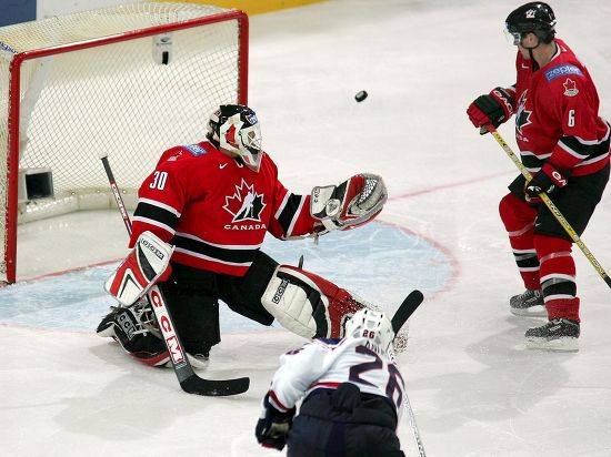 Canads Goalie Martin Brodeur L Saves Editorial Stock Photo - Stock ...
