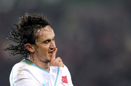 Tuncay Sanli Turkey Celebrates After Scoring Editorial Stock Photo ...