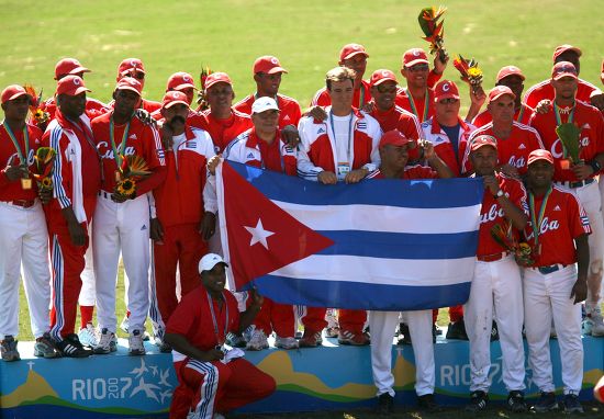 Cuban Baseball Team Celebrates After Victory Editorial Stock Photo ...