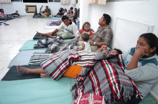 Group People Rest Shelter After Being Editorial Stock Photo - Stock ...