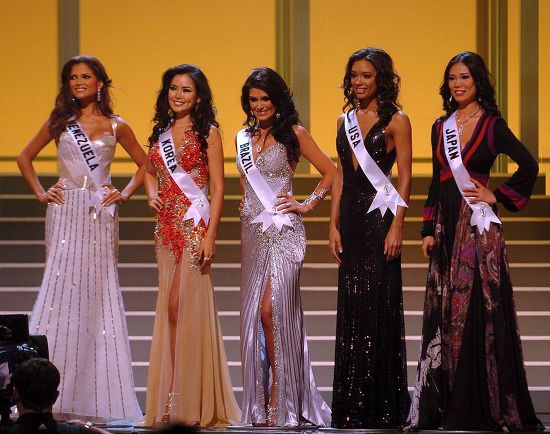 Candidates Miss Universe 2007 Title Miss Editorial Stock Photo - Stock ...