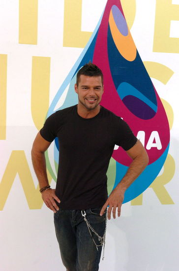 Puerto Rican Singer Ricky Martin Poses Editorial Stock Photo - Stock ...