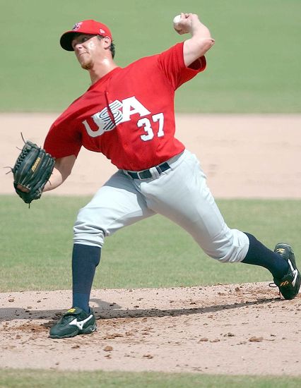 United States Pitcher Jason Stanford Olympic Editorial Stock Photo ...