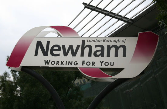 London Borough Newham Sign Stratford London Editorial Stock Photo ...