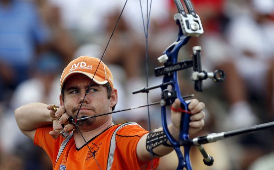 Dutch Archer Peter Elzinga Action During Editorial Stock Photo - Stock ...