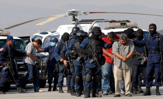 Members Mexican Federal Police Pfp Watch Editorial Stock Photo - Stock ...