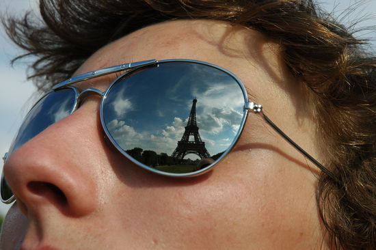 Young Student Wearing Aviator Sunglasses Reflection Editorial Stock ...