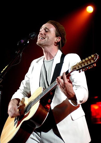 Travis Frontman Francis Healy Performs During Editorial Stock Photo ...