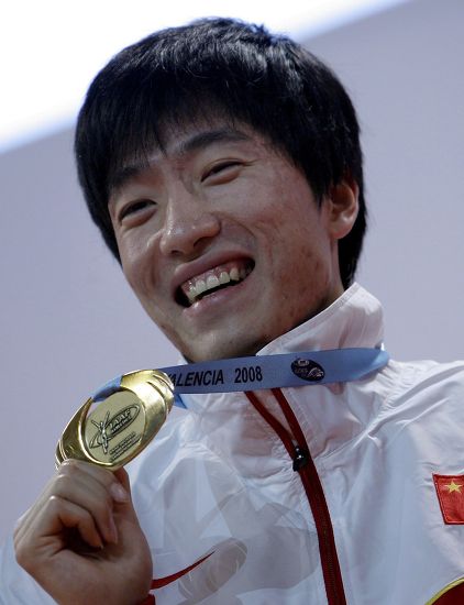 Chinese Athlete Xiang Liu Poses On Editorial Stock Photo - Stock Image ...