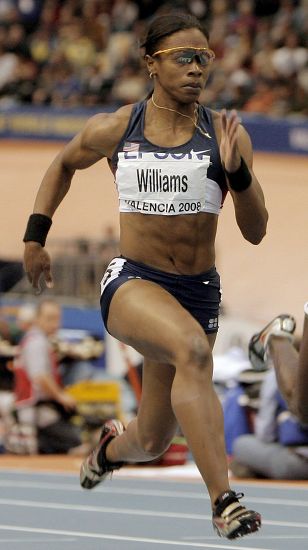 Us Athlete Angela Williams Runs Wint Editorial Stock Photo - Stock ...
