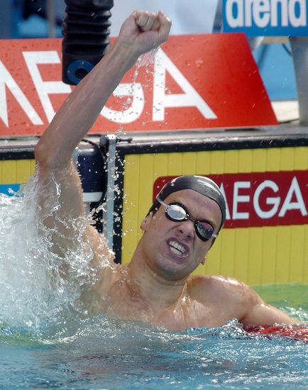 Austrian Marcus Rogan Reacts After Winning Editorial Stock Photo ...