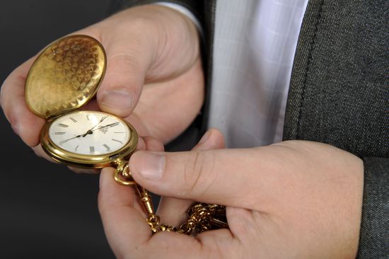 Model Released Man Holding Pocket Watch Editorial Stock Photo - Stock ...