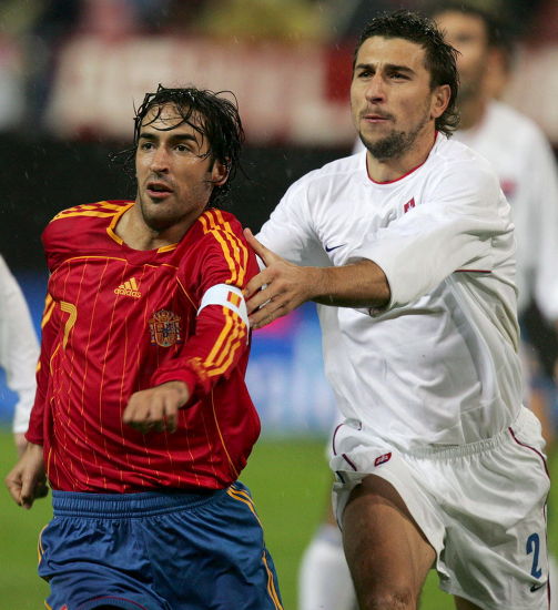 Spains National Team Captain Raul Gonzalez Editorial Stock Photo ...