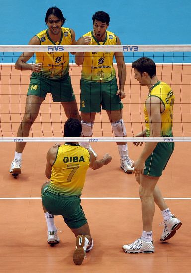 Brazils Gilberto Godoy Filho Giba Down Editorial Stock Photo - Stock ...