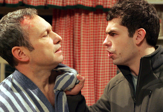 Emmerdale Billy Hopwood David Crellin Andy Editorial Stock Photo ...