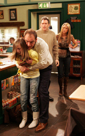 Emmerdale Roxy Lockhart Chloe Procter Jimmy Editorial Stock Photo ...