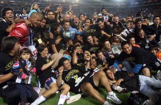 Soccer Players Pachuca Celebrate After Winning Editorial Stock Photo ...