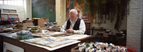Peter Blake His Studio London Britain Editorial Stock Photo - Stock ...