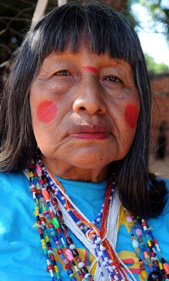 Woman Maka Community Poses Her Face Editorial Stock Photo - Stock Image ...