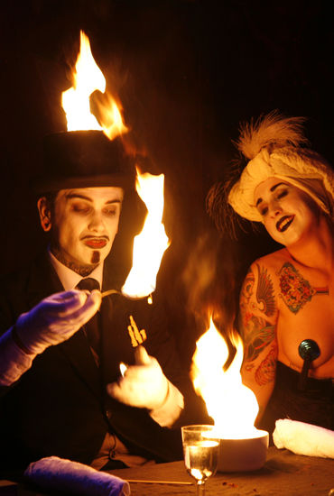 Baron Von Chainsaw Missy Macabre Editorial Stock Photo - Stock Image ...