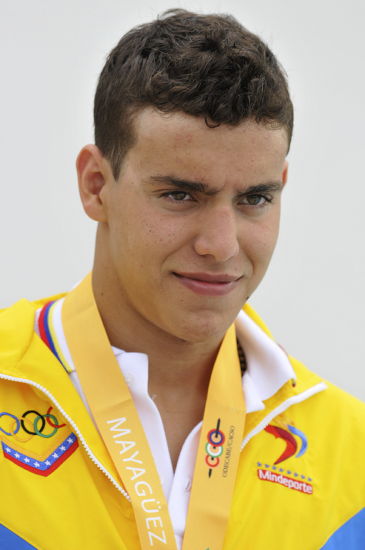 Venezuelan Swimmer Albert Subirats After Winning Editorial Stock Photo ...