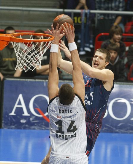 Partizan Belgrades Serbian Rasko Katic Front Editorial Stock Photo ...