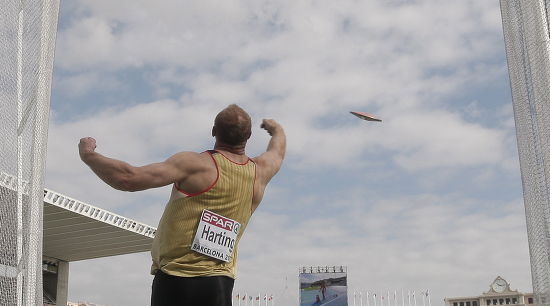 German Athlete Robert Harting Action During Editorial Stock Photo ...