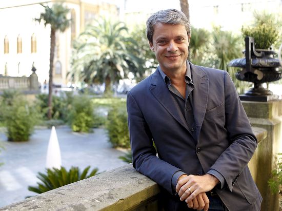 French Director Pierre Thoretton Smiles After Editorial Stock Photo ...