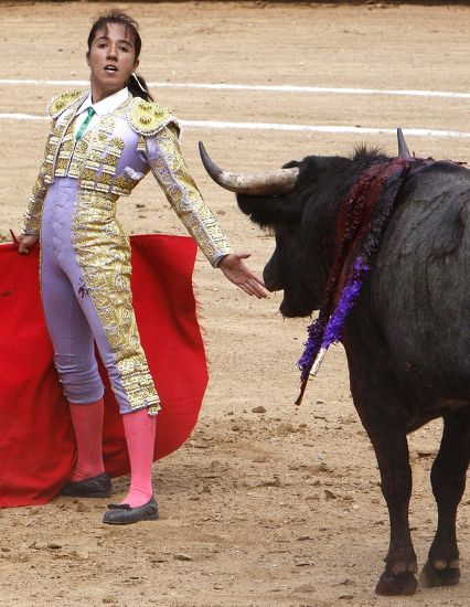 Mexican Matadora Hilda Tenorio Fights Dos Editorial Stock Photo - Stock ...