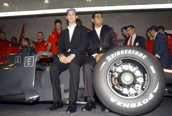 Hispania Racing F1 Team Pilots Brazilian Editorial Stock Photo - Stock ...