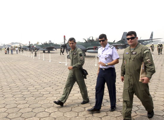 Brazilian Pilots Walk Front Some Their Editorial Stock Photo - Stock ...