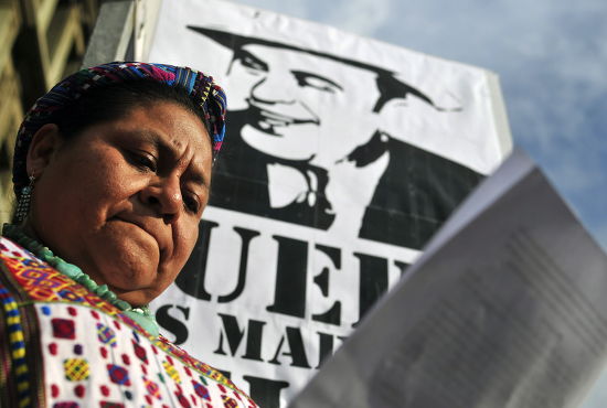 Native Maya Woman Nobel Peace Prize Editorial Stock Photo - Stock Image ...
