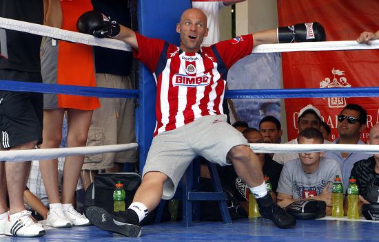 British Boxer Ryan Rhodes Poses During Editorial Stock Photo - Stock ...
