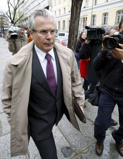 Spanish Judge Baltasar Garzon Arrives Supreme Editorial Stock Photo ...