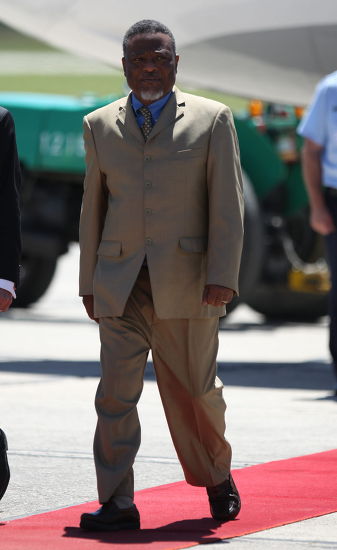 Prime Minister Guyana Samuel Hinds Arrives Editorial Stock Photo ...