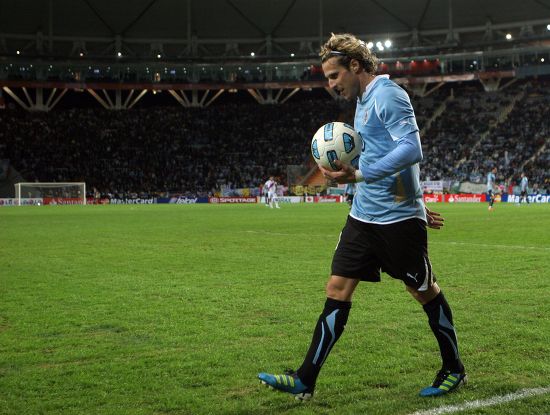 Uruguayan Diego Forlan During Copa America Editorial Stock Photo ...