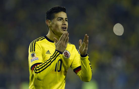Colombian Midfielder James Rodriguez During Copa Editorial Stock Photo ...