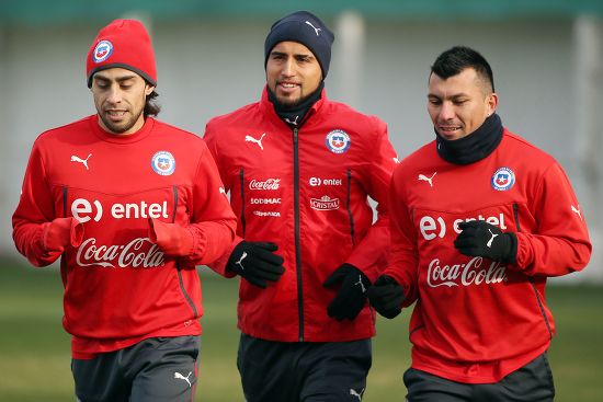Chilean National Soccer Team Players Claudio Editorial Stock Photo ...