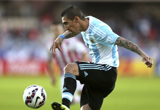 Argentinian Striker Angel Di Maria Controls Editorial Stock Photo ...