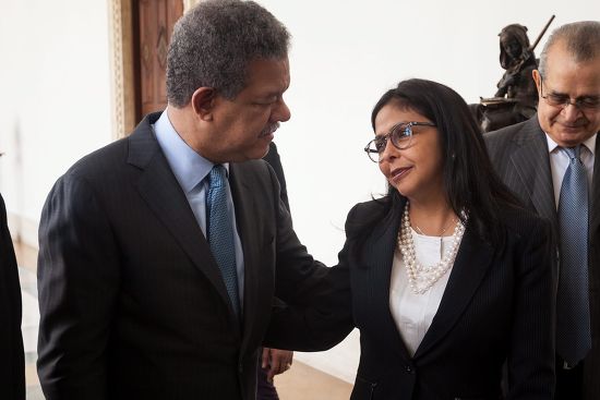 Former Dominican Republic President Chief Unasur Editorial Stock Photo ...